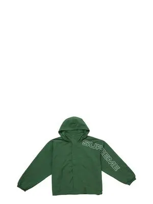 Supreme Spellout Embroidered Track Jacket Dark Green