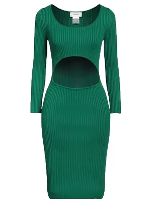 VICOLO Midi Bodycon Dress - Green
