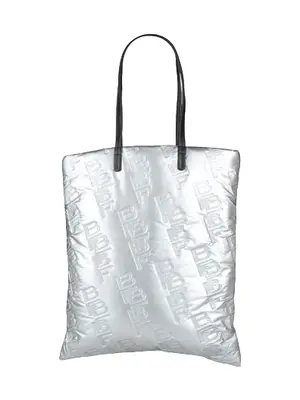 By Far Leather Shopper Bag - Silver