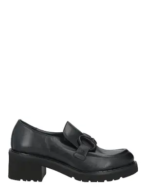 CALPIERRE Leather Loafers - Black