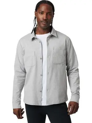 Vuori Coronado Shirt Jacket Light Heather Grey