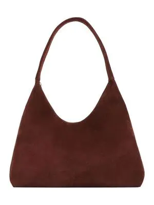 MANSUR GAVRIEL Candy Suede Shoulder Bag - Chocolate
