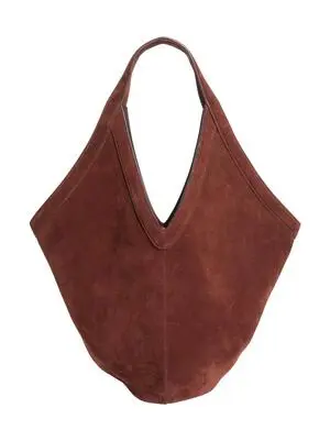 MANSUR GAVRIEL Soft M Suede Hobo Bag - Chocolate