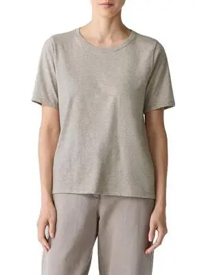 EILEEN FISHER Eileen Fisher Crewneck Organic Cotton T-Shirt