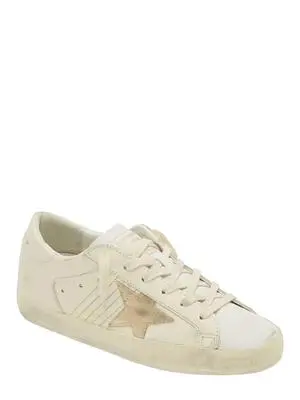 GOLDEN GOOSE Super-star Low-top Sneaker - Milk/ Gold