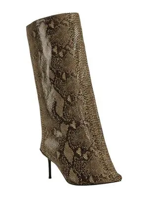 AZALEA WANG AZALEA WANG Couture Knee High Boots Snake