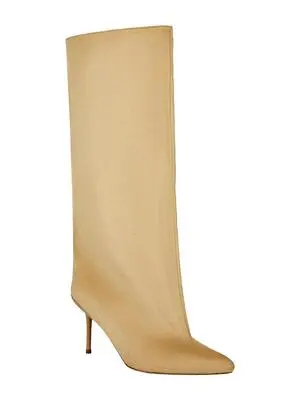 AZALEA WANG Couture Knee High Boots - Tan