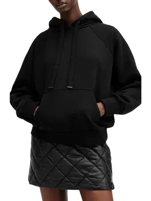 ALLSAINTS Talon Underground Sequin Logo Hoodie - Black