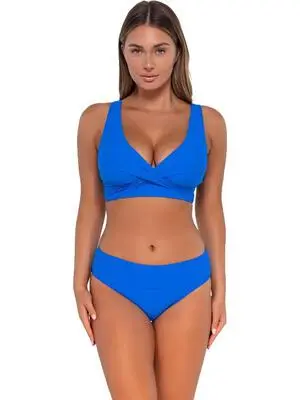 SUNSETS Elsie Bikini Top Electric Blue