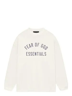 Fear Of God Essentials Jersey Long Sleeve Tee Shirt - Shell