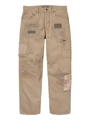 Supreme X Blackmeans Mended Loose Fit Jean - Tan