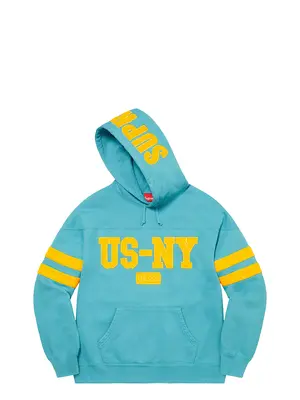 Supreme Us-ny Hooded Sweatshirt - Blue