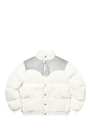 Supreme Supreme Glitter Yoke Down Puffer Jacket White