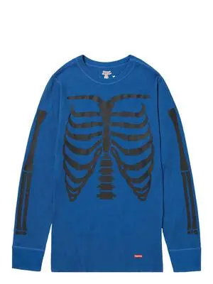 Supreme X Hanes Bones Thermal Crew - Blue