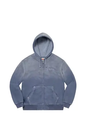 Supreme X True Religion Zip-Up Hooded Sweatshirt - Blue | Editorialist