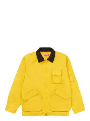 Supreme Cotton Utility Jacket - Yellow