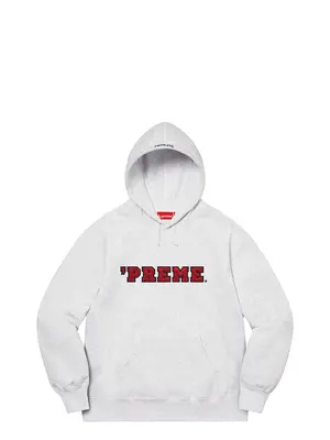 Supreme Supreme 'Preme Hooded Sweatshirt Grey