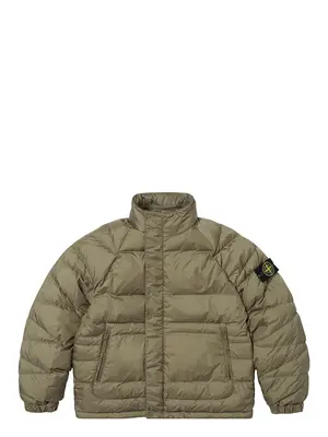 Supreme X Stone Island Reversible Down Puffer Jacket - Green