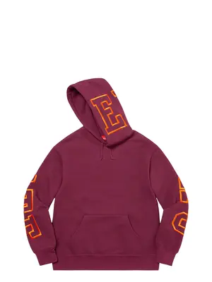Supreme Supreme State Hooded Sweatshirt Red