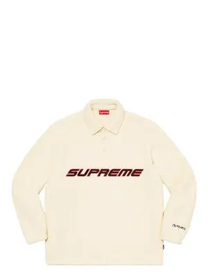 Supreme X Polartec Long-sleeve Polo 'natural - Cream