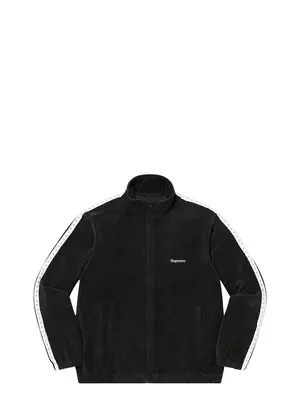 Supreme Studded Velour Track Jacket - Black