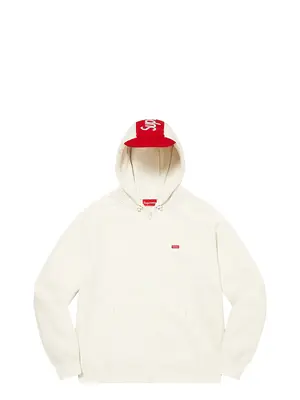 Supreme Brim Zip Up Hooded Sweatshirt 'stone' Cream