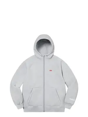 Supreme X Windstopper Zip Up Hooded Sweatshirt - Grey