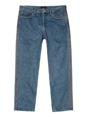 Supreme X B.b. Simon Studded Regular Jean - Blue