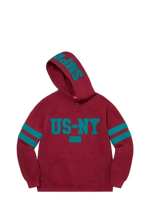 Supreme Supreme US-NY Hooded Sweatshirt Red