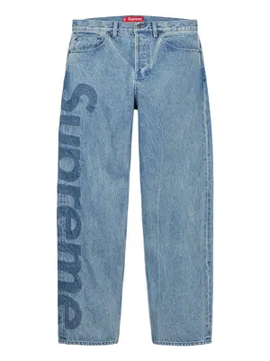 Supreme Inset Logo Jean - Blue
