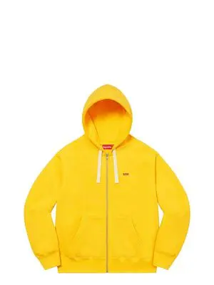 Supreme Drawcord Zip Up Hooded Sweatshirt - Yellow