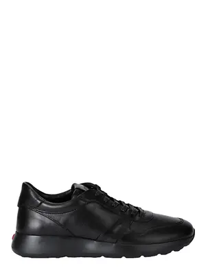 TOD'S Brand-debossed Leather Low-top Trainers - Black