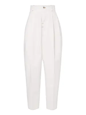 Jacquemus The Curzio De-nîmes High-rise Jeans - White