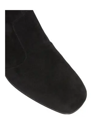 ROGER VIVIER Tres Vivier Suede Ankle Booties - Nero