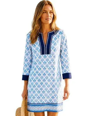 CABANA LIFE Printed Tunic Dress - Heritage