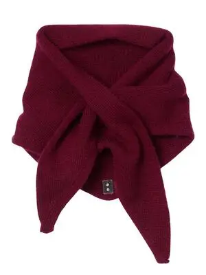 Sandro Wool And Cashmere Scarf - Bordeaux