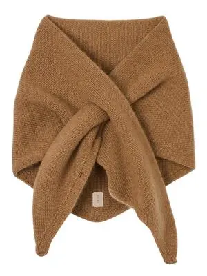 Sandro Wool And Cashmere Scarf - Light Brown
