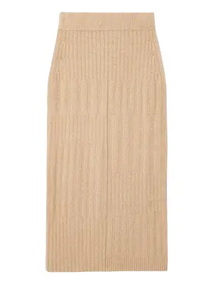 LAUREN MANOOGIAN Lauren Manoogian Collage Ribbed Midi Skirt