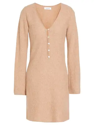 Naadam Cashmere Mini Dress - Sand