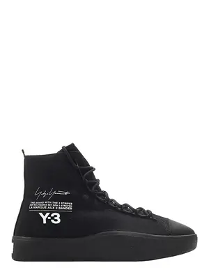Adidas Y-3 Bashyo High-Top Sneakers Core Black/core Black/core White
