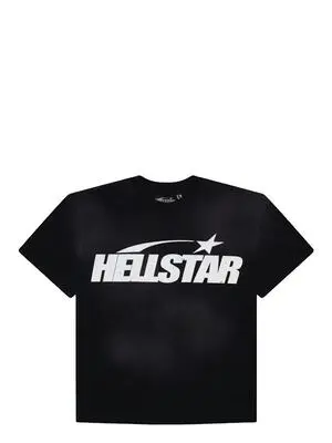 HELLSTAR Classic Logo Gel Print T-shirt - Black