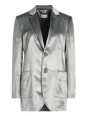 Red Valentino Velvet Blazer - Grey