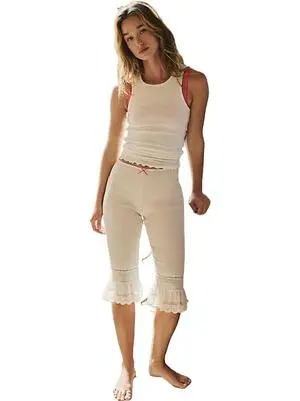 Free People Fresh In Love Tank - Tofu
