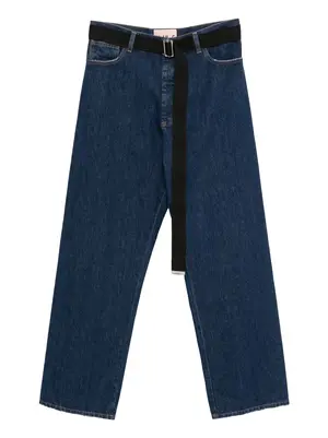 Plan C Straight Leg Jeans - Blue