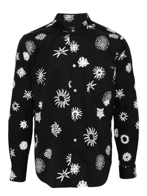BLACK COMME DES GARÇONS Graphic-print Shirt - Black