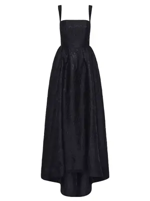 Rebecca Vallance Esther Strap Gown - Black