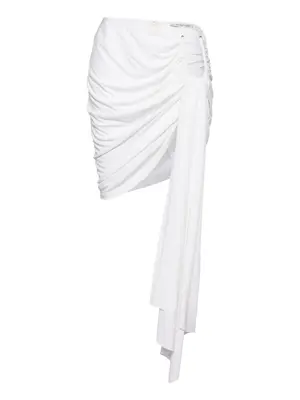 Christopher Esber Arced Palm Mini Skirt - White