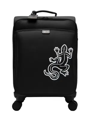 AGNÈS B. Logo-print Trolley Bag - Black