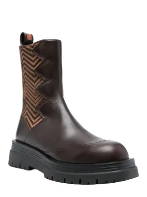 Missoni Beatles Chelsea Boots - Brown
