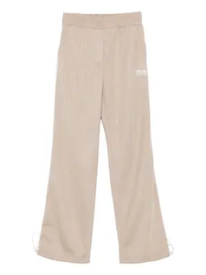 GOLDEN GOOSE Logo-print Track Pants - Neutrals